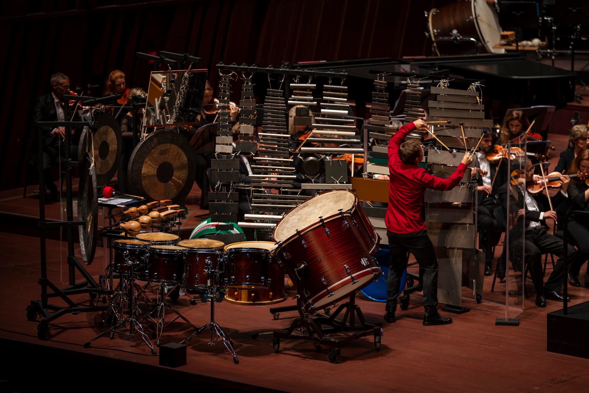 World premier of the new percussion concerto by G.F.Haas at the ...
